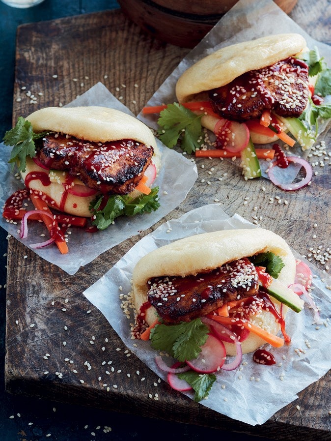 Sticky Tofu Bao Buns | Vegan Life March 2020